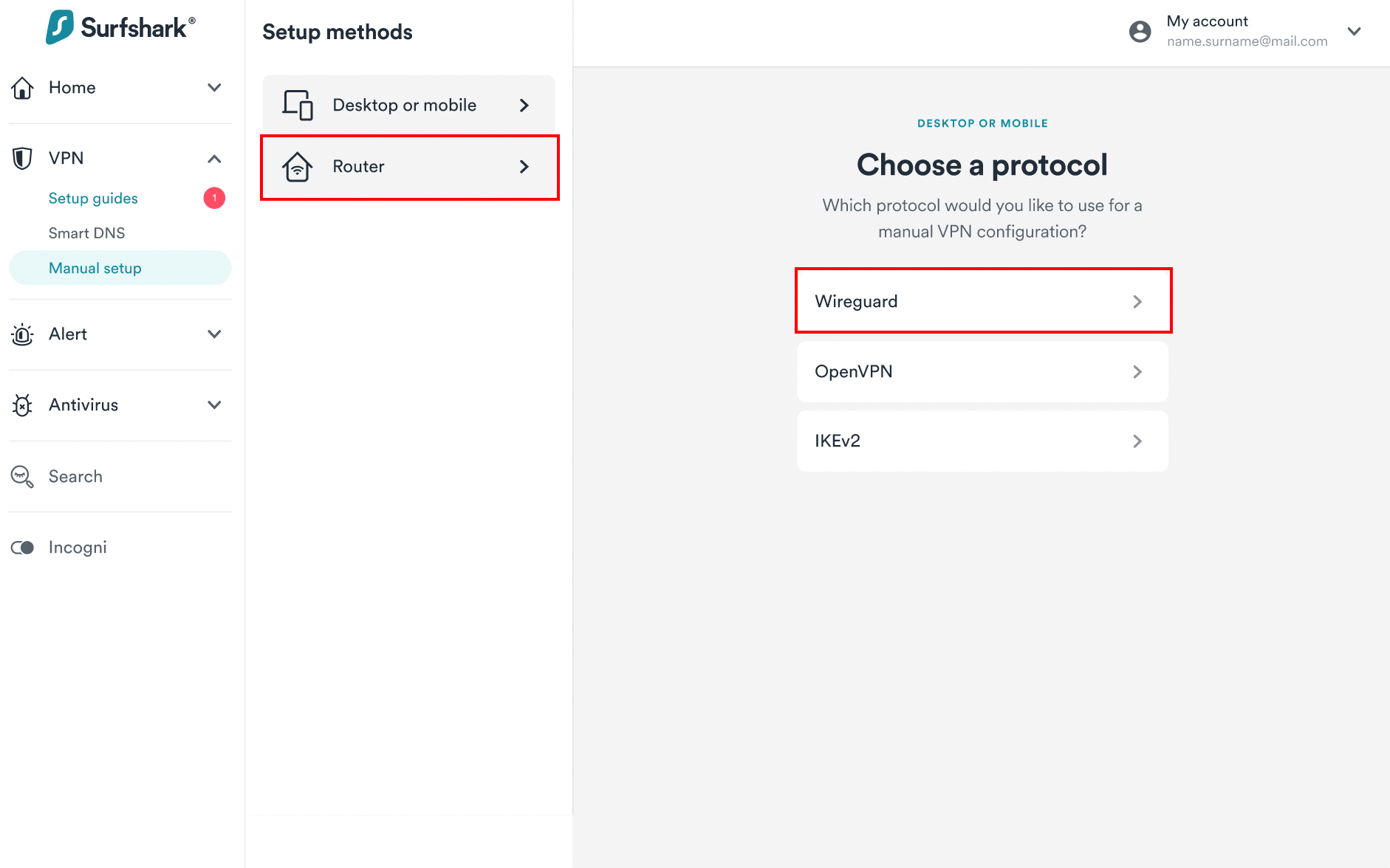 How to set up WireGuard on Asus VPN Fusion – Surfshark Customer Support