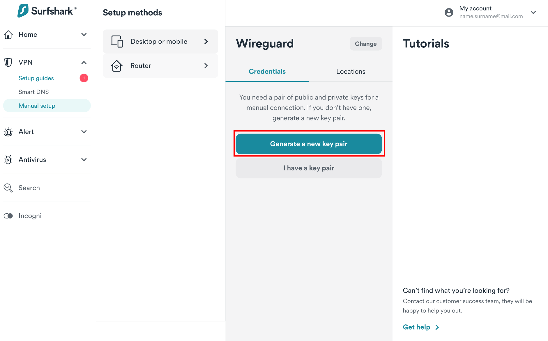 How to set up WireGuard on Asus VPN Fusion – Surfshark Customer Support