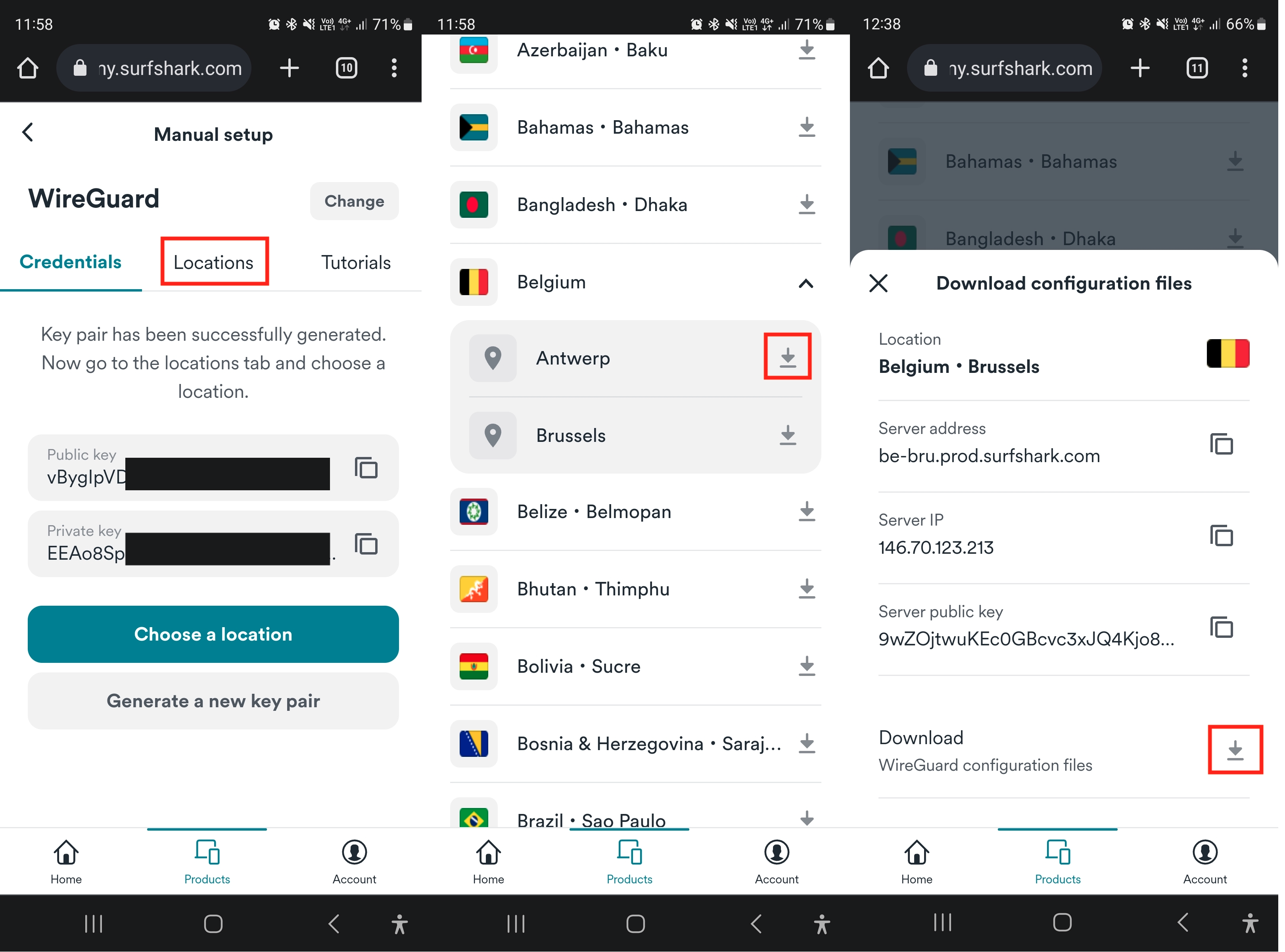 How to connect to Surfshark on Android from China using WireGuard® manual connection – Surfshark ...