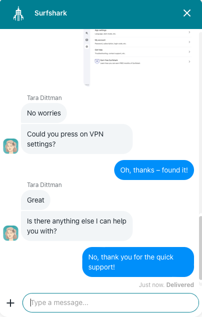 How to send a screenshot to our Support Team – Surfshark Customer Support
