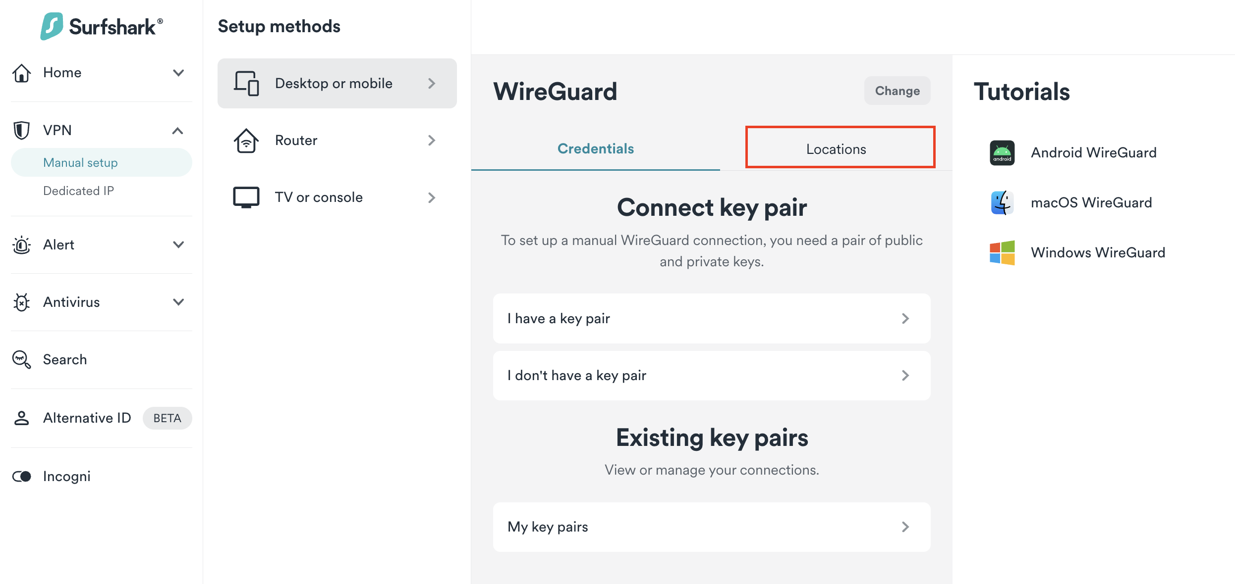 Where to find servers for a manual connection? – Surfshark Customer Support