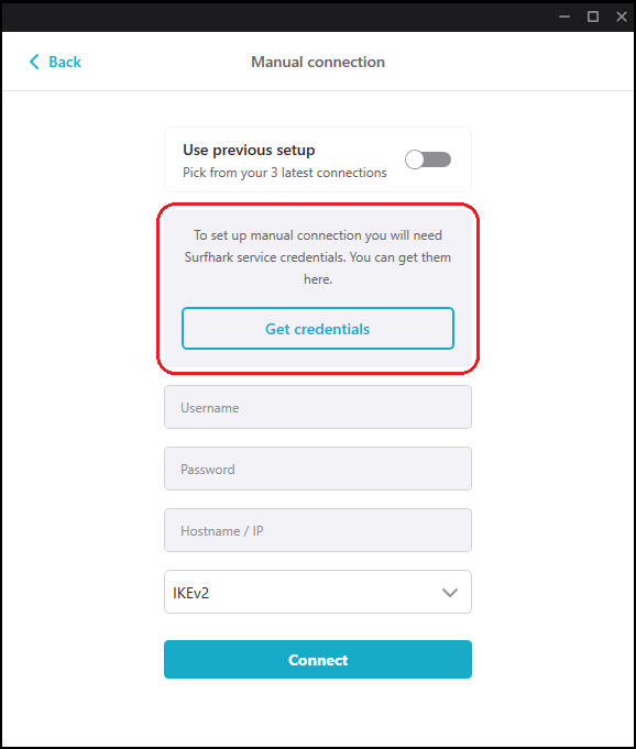 How to connect manually using Surfshark Windows app – Surfshark ...