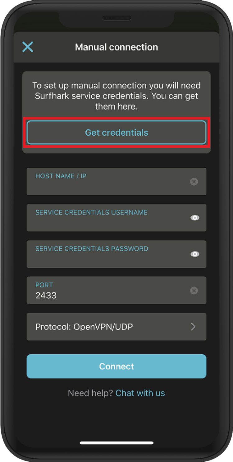How to connect manually using the Surfshark iOS app – Surfshark ...